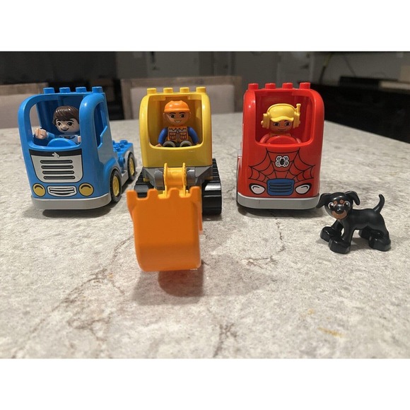 Lego | Toys | Lego Duplo Lot Dump Truck Excavator Puppy Red Spider And ...